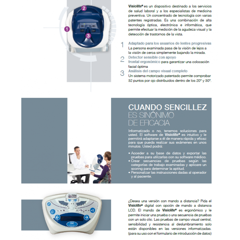 Control de visión VISIOLITE